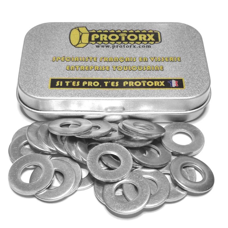 Rondelle Plate Moyenne M3 : Boite 50pcs | Inox A2 | PROTORX
